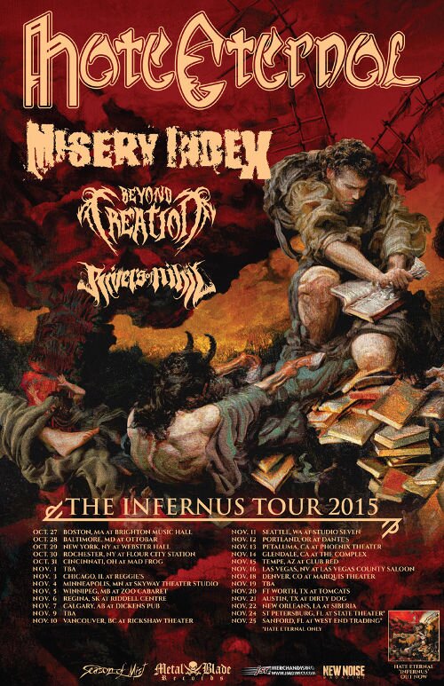 HATE ETERNAL - Infernus - October 23, 2015 | Season of Mist