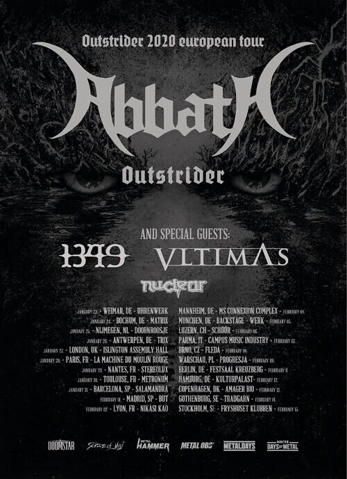 ABBATH - Outstrider - January 8, 2020 | Season of Mist