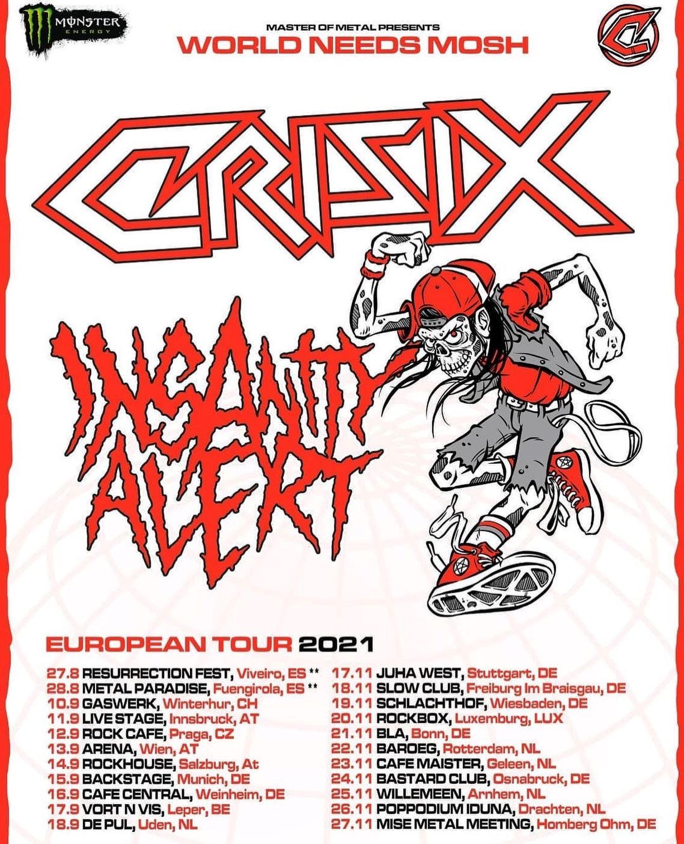 Insanity Alert Embark on European tour and release live video | Season ...