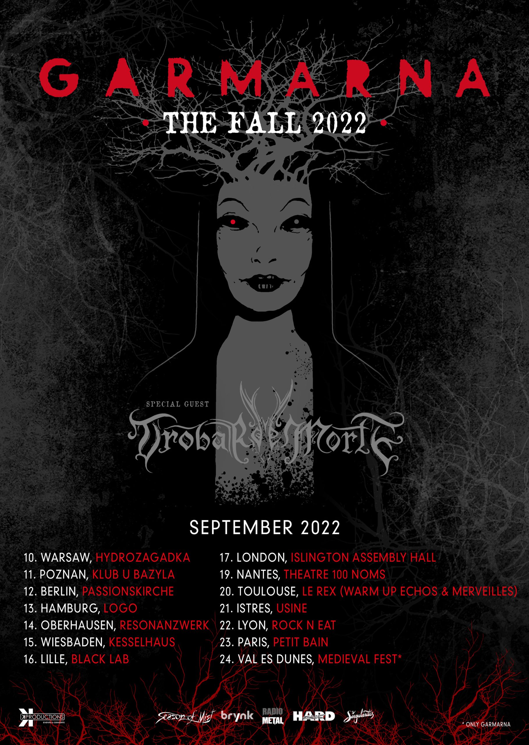 GARMARNA announce new tour dates! | Season of Mist