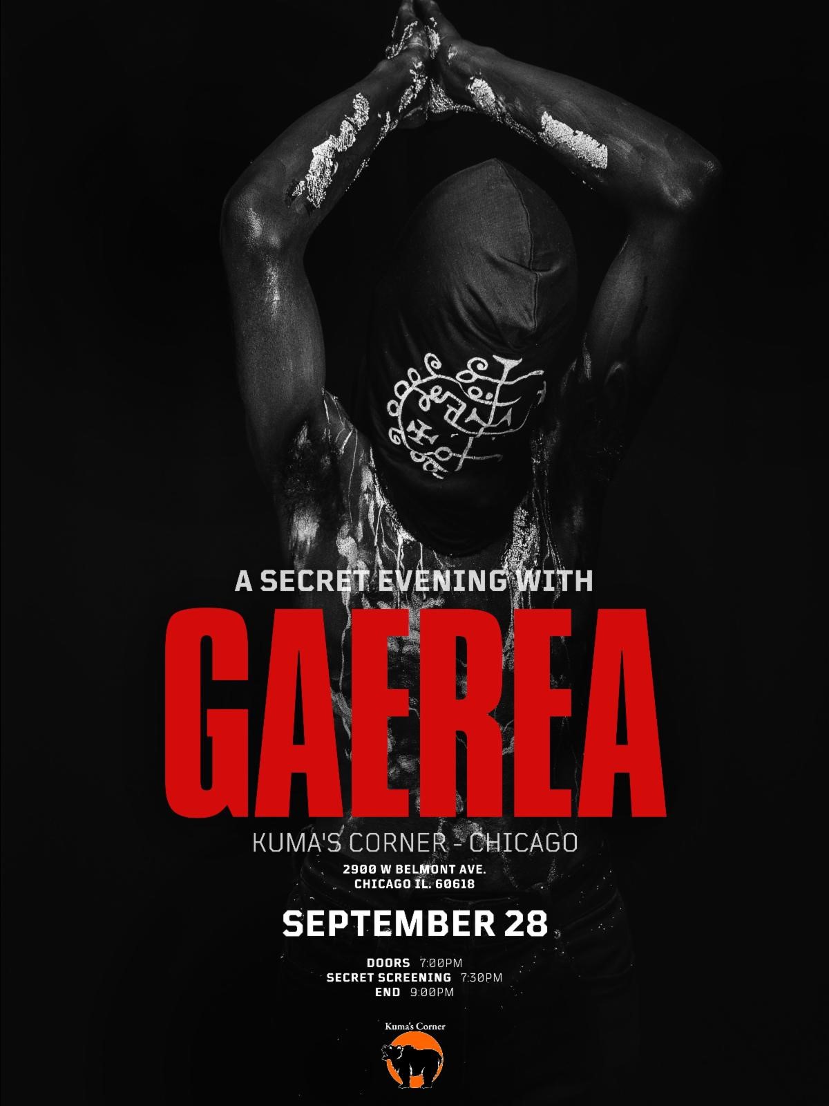GAEREA Announce Special Screening Event | Season of Mist
