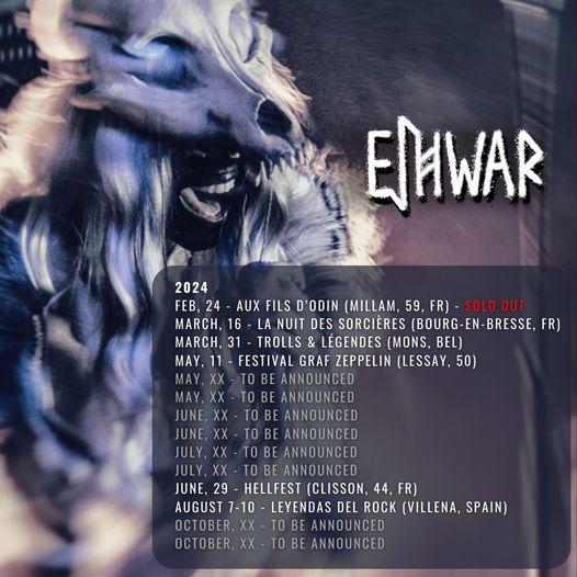 EIHWAR Unleash Their Viking War Trance with 2024 Shows | Season of Mist