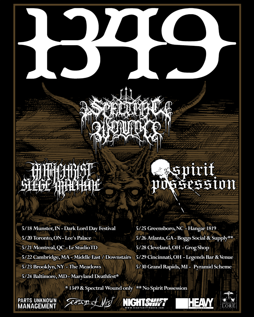 1349 Performing at Dark Lord Festival | Season of Mist