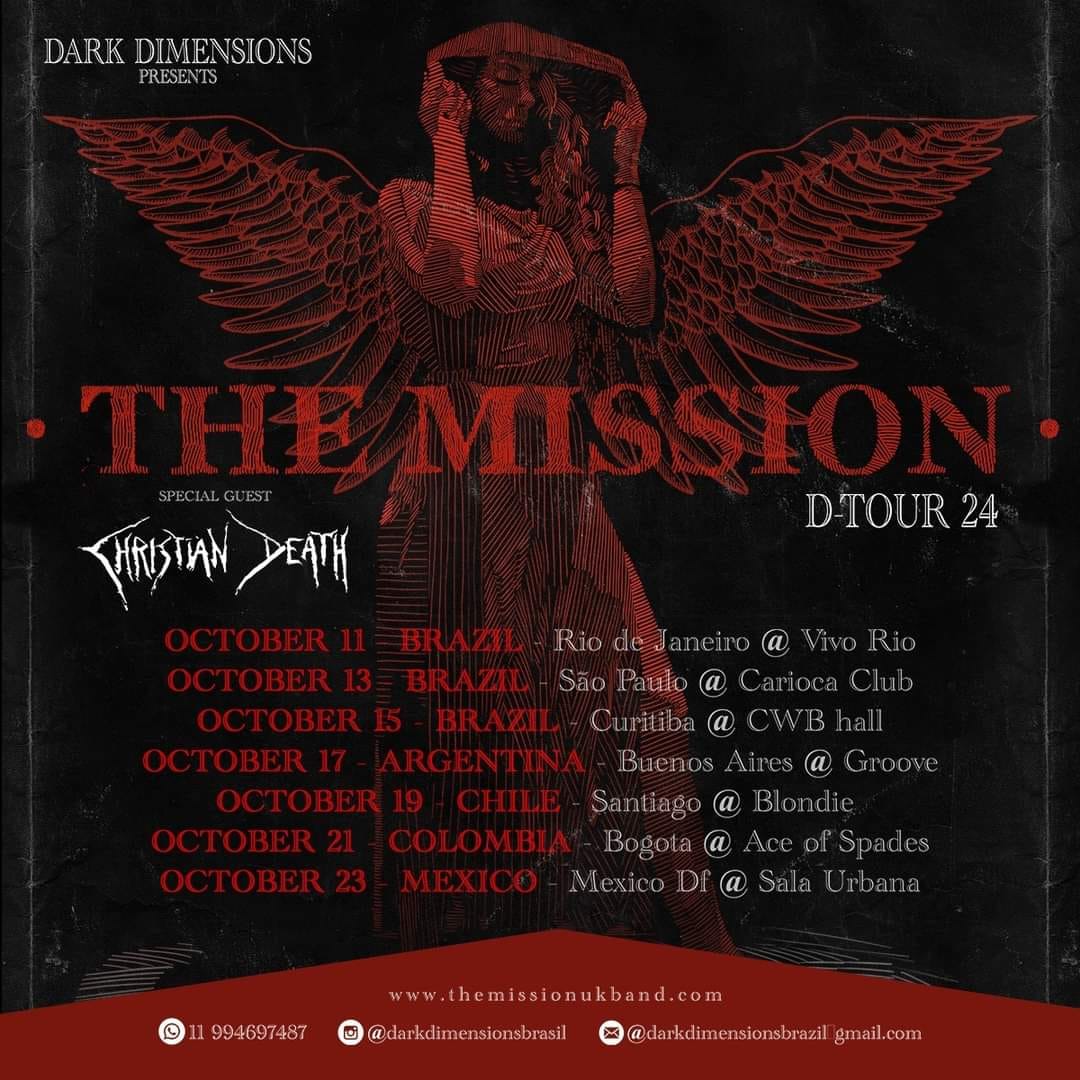 Christian Death Touring Latin America with The Mission | Season of Mist