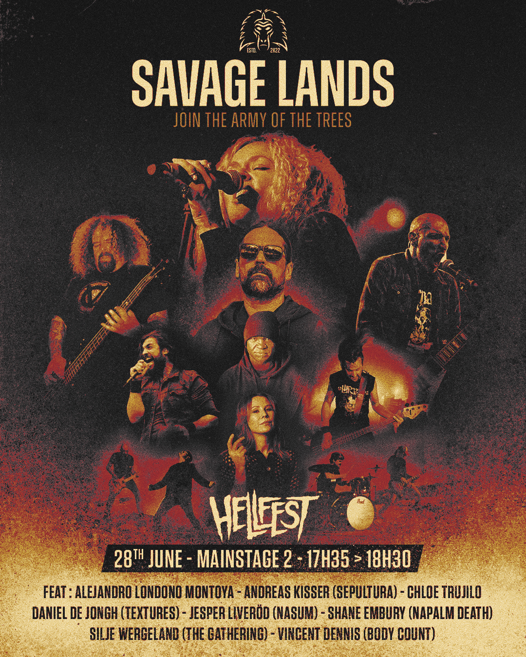 Savage Lands Performing on Main Stage at Hellfest | Season of Mist