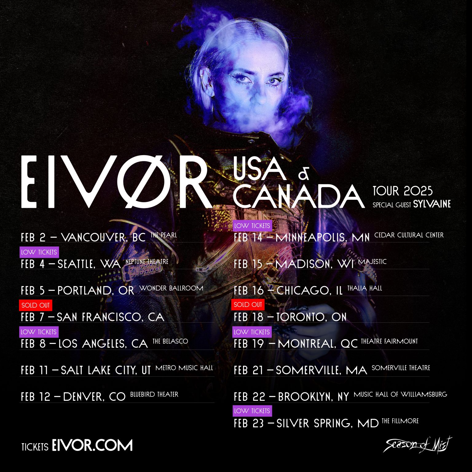 Eivør (news, biography, albums, line-up, tour dates) | Official Season ...