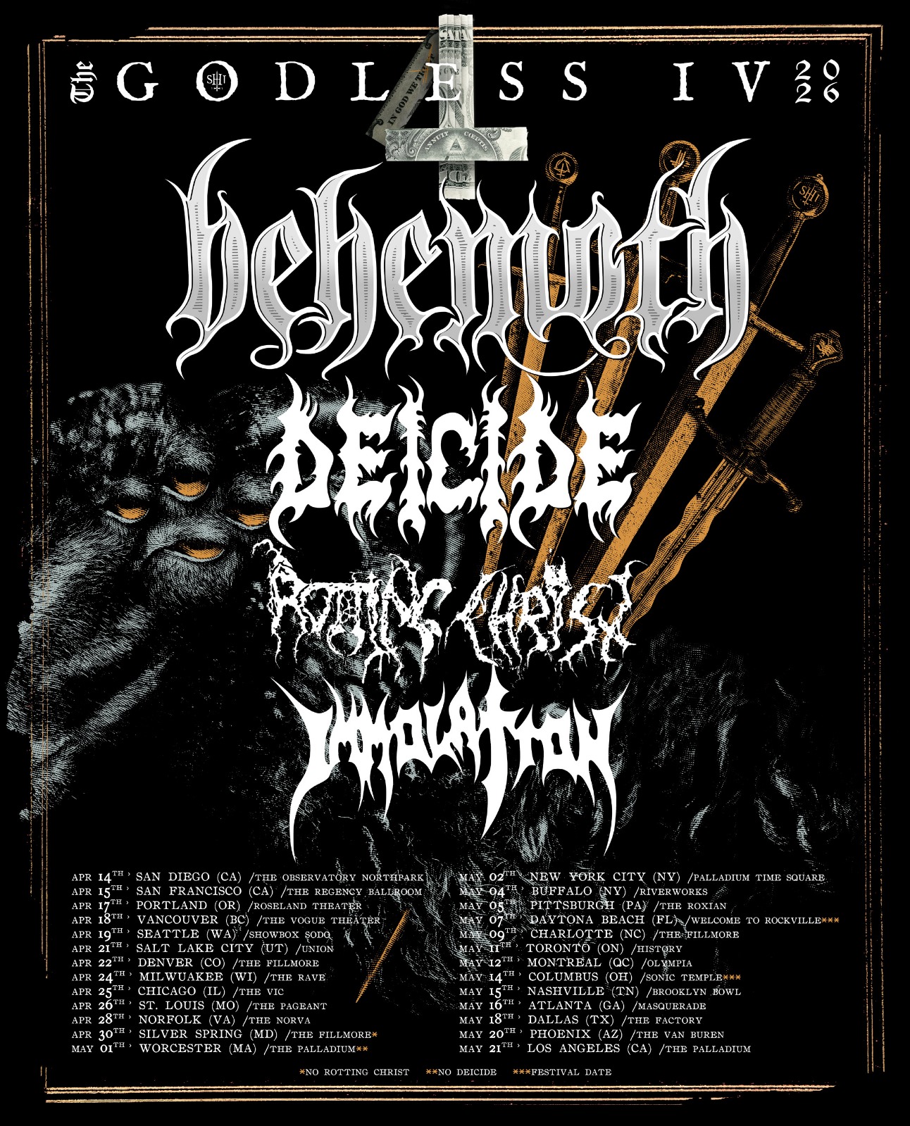 Rotting Christ Announce 2026 North American Tour | Season of Mist